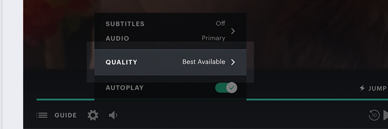 Manage video quality and data usage | Hulu Help Center